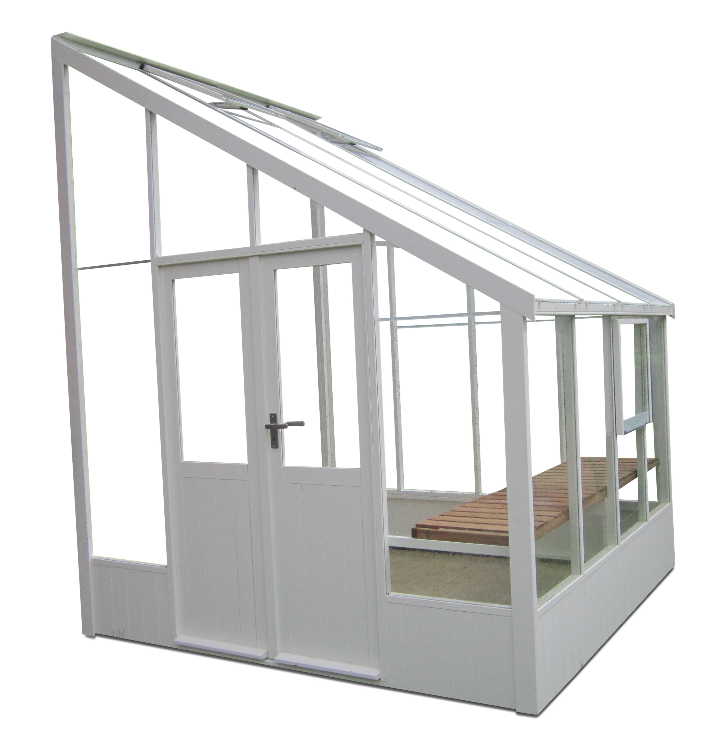 Lean-to greenhouses